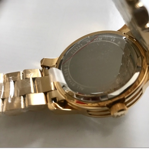 Michael Kors | Accessories | Authentic Mk Dazzling Baguette Gold Tone ...
